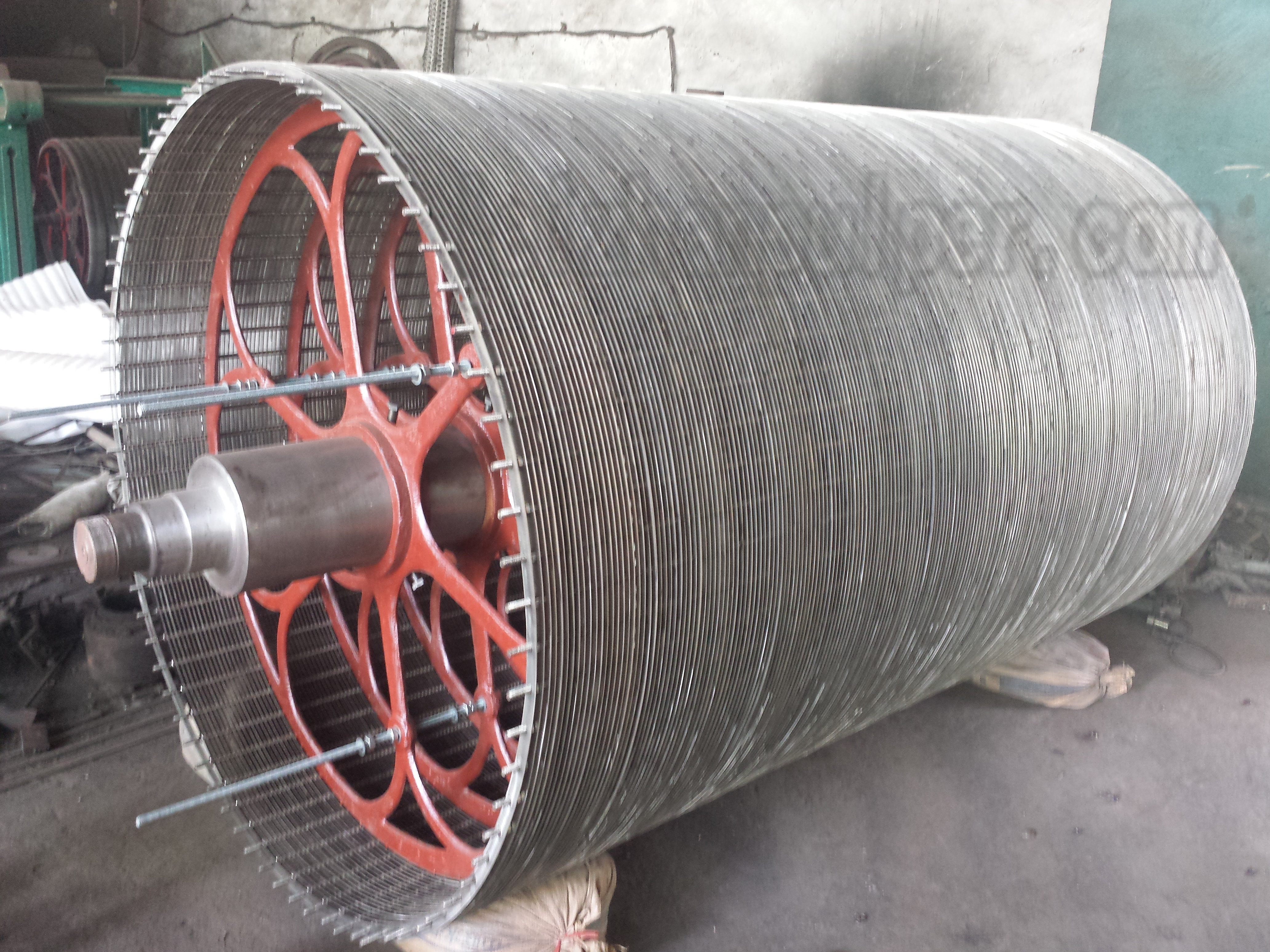 Paper Making Cylinder Mould Waste Paper Recycling Line Paper Pulp Machine